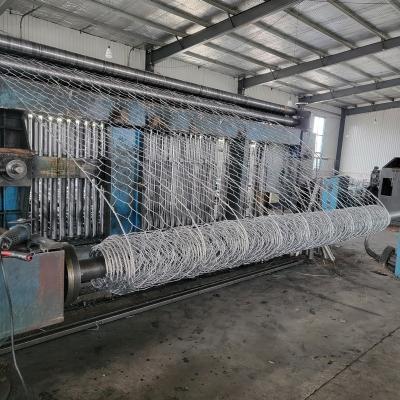 China Gabion Rockfall Barriers Protection Netting Steel Grid With Wire Cable 8mm Mesh For Soil Nailling for sale