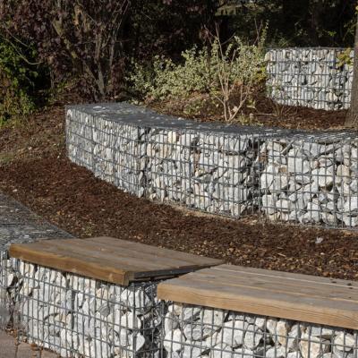 China Welded Gabion Rock Wall Garden Landscaping Decorative Retaining Wall Zinc Coated CE ISO for sale