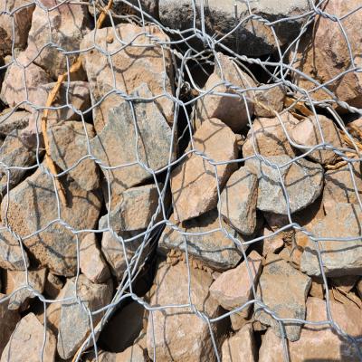 China Customized Size Gabion Wall 80 X100mm Modern Design Prevent Rock Breaking for sale