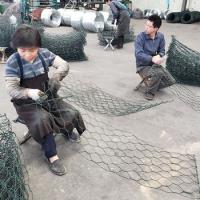 China 1x1x2m Size Rete Metallica Gabion Mesh Wall Reservoir Embankment Reinforcement for sale