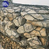 China 2x1x1m Gabion Wall Stone Filled Gabion Cage Wire Mesh For Retaining Wall for sale