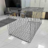 China Galvanized Wire Mesh Gabion Stone Wall 2.7mm River Protection Retaining Wall Using for sale