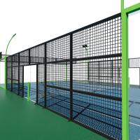 China Indoor Padel Court Equipment For Gym Panoramic Outdoor Paddle Tennis Court for sale