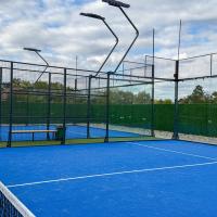 China Professional Padel Court Panoramic Or Full Panoramic Padel Court Unique 20 Years Usage Life for sale