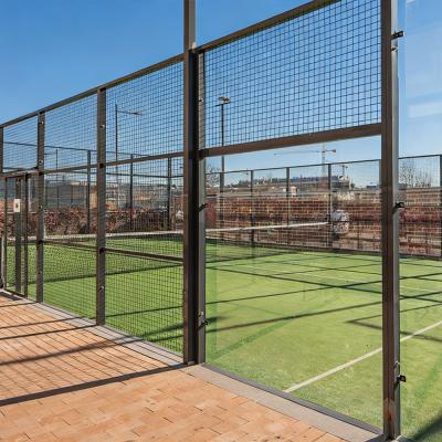 China Outdoor Standard Anti Heating Material Cover Padel Tennis Court Complete Court Field for sale
