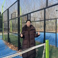 China Sports Panoramic Padel Court Canchas De Padel Outdoor Paddle Tennis Court for sale