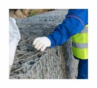 China Hot Dip Galvanized Gabion Basket with Hexagonal Weaving Mesh for River Bank Protection for sale