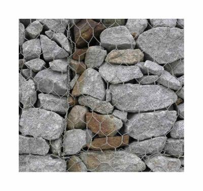 China High Tensile Galvanized Woven Gabion Retaining Wall Anti Rust Hexagonal Stone Basket For River Bank Erosion Control Flood Protection Slope Stabilization for sale