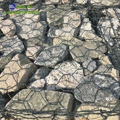 China 2*1*0.5m Durability Customization Gabion Cage Wall For Slope Protection & Mine Restoration for sale