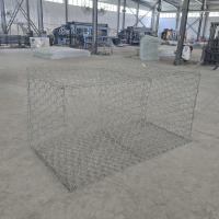 China PVC Coated 2.7mm Galvanized 4mx1mx1m Gabion Basket for Garden and River Protection for sale