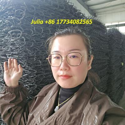 China PVC Coated Gabion Baskets With Robust Hexagonal Mesh And Tie Lacing Wire Connections For Durable Retaining Walls And Slope Stabilization for sale