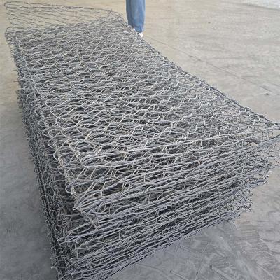 China Hot-Dip Galvanized Gabion Basket Wall Retaining Wall 2x1x1m  River Floodplain Stone Revetment for sale