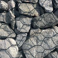 China Economical Galvanized/PVC Coated 100mmx120mm Hexagonal Woven Gabion Basket for Landscaping for sale