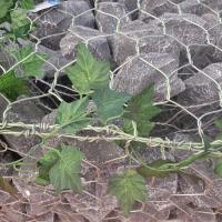China 80*100mm, 2*1*1m Galfan Coated Durable Metal Wire Mesh Filled With Stone for Gabion Retaining Wall for sale