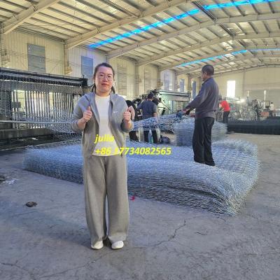 China River Construction Gabion Mattresses Mattress Size 4x1x1 M Boday Wire 2.2mm Durable Erosion Control Solution for Waterway Protection for sale