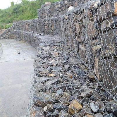 China Hot-Dipped Galvanized Gabion Mattress  Double-Twisted Hexagonal Wire Mesh for Riverbank Erosion Control, Channel Lining & Slope Stabilization for sale