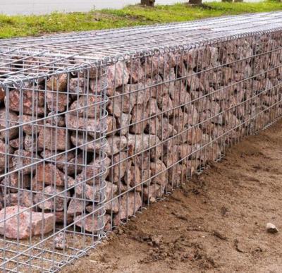 China Hot Dip Galvanized 1x1x1m Welded Gabion Basket for Retaining Wall and Stone Cage for sale