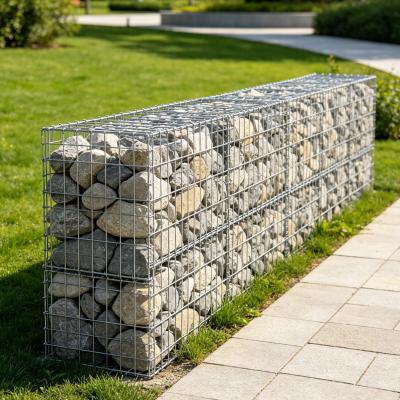 China Welded Mesh Gabion Fast Assemble Garden Stone Basket for Landscape Retaining Wall for sale