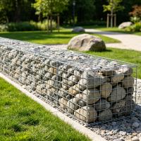 China Welded Mesh Gabion Fast Assemble Garden Stone Basket for Landscape Retaining Wall for sale