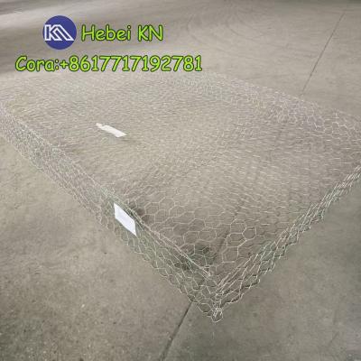 China Gabion Wall, Galfan Coated Hexagonal Gabion Mattress, 3x2x0.3m, Wire 2.2mm, Mesh 60x80mm, for Retaining Wall & Erosion Control for sale