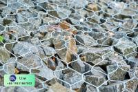 China Woven Gabion Box with Hexagon Holes for Eco-friendly Permeable Structure and Custom Sizes for sale