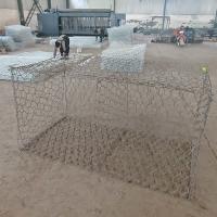 China Galfan Coated Woven Gabion Wall for Heavy-Duty Retaining Wall Systems for sale
