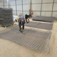 China 3*2*0.3m Galfan Coated Stone-filled Gabion Retaining Wall For Hydraulic Project for sale