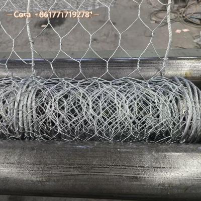China Heavy Duty 80×100mm Double Twist Weave Gabion Fence and Gabion Basket for Flood Control Stone Walls for sale