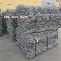 China Hot Dipped Galvanized 2×1×1m Gabion Box 80×100mm Double Twist Galvanized Hexagonal Wire Mesh Cage for sale