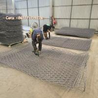 China Heavy Duty 2×1×1m 270GSM Zinc Coated Gabion Box, 80×100mm Stone Filled Gabion Basket For Sale for sale