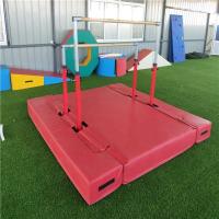 China Customized Logo Availabled Ash Wood Steel Children Parallel Bars for Indoor Training for sale