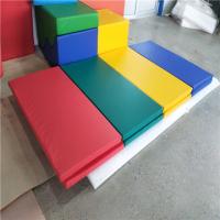 China Customized Logo Availabled Gymnastic Exercise PVC Folding Mat for Fitness Interlock for sale
