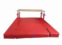 China Customized Logo Availabled Ash Wood Steel Children Parallel Bars for Indoor Training for sale