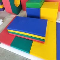 China Customized Logo Availabled Gymnastic Exercise PVC Folding Mat for Fitness Interlock for sale