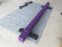 China Customizable Wood Core Gymnastics Balance Beam for Kids Training Exercise Included for sale