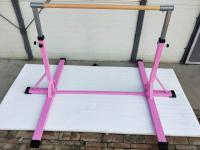 China Customized Logo Availabled Ash Wood and Iron Gymnastics Kids Horizontal Bar for Home for sale