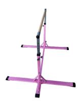 China Customized Logo Availabled Ash Wood and Iron Gymnastics Kids Horizontal Bar for Home for sale