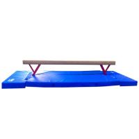 China Customized Size Gymnastic Sport Equipment Balance Beam and Mat Set for Exercise Training for sale