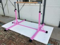 China Customized Logo Availabled Ash Wood and Iron Gymnastics Kids Horizontal Bar for Home for sale