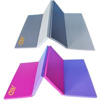 China Customized Logo Availabled Professional Gymnastics Mat PVC PU Exercise Mat for sale