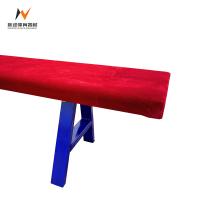China Balance Beam Gymnastics Training Equipment Solid Wood Stool for Kindergarten Children for sale