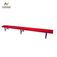 China Balance Beam Gymnastics Training Equipment Solid Wood Stool for Kindergarten Children for sale