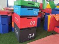 China Progressive Software Four-Level Modular Ladder Square Skip Box for Gymnastics Training for sale