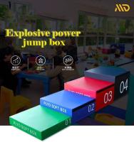 China Pure Black Progressive Vaulting Box Exercise Combo Set Fitness Epuipment for sale