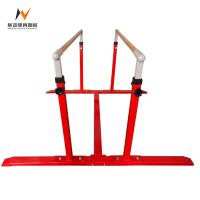 China Wooden Outdoor Fitness Gymnastics Parallel Bars in 180*166*80-160cm Size for Training for sale