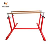 China Wooden Outdoor Fitness Gymnastics Parallel Bars in 180*166*80-160cm Size for Training for sale
