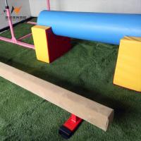 China Waterproof Kids Wooden Balance Beam for Gymnastic Equipment 340*45*30cm for sale