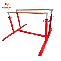 China Wooden Outdoor Fitness Gymnastics Parallel Bars in 180*166*80-160cm Size for Training for sale
