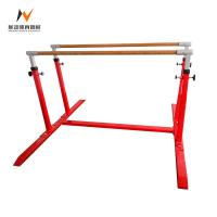 China Wooden Outdoor Fitness Gymnastics Parallel Bars in 180*166*80-160cm Size for Training for sale