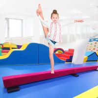 China EPE Gymnastics Training Equipments Adjustable Balance Beam with Customized Color for sale